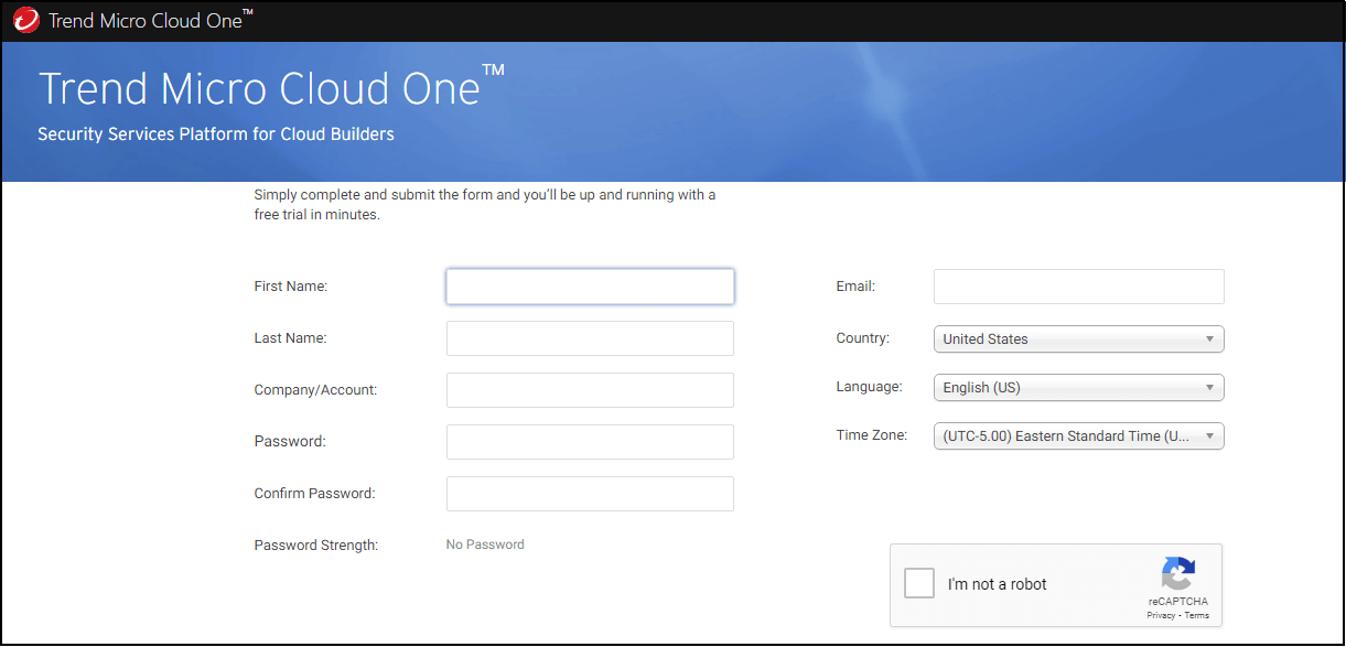 Trend Micro Deep Security Trial - How To Sign Up