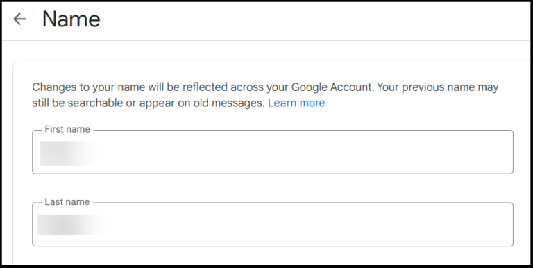 Can I Change My Google Account Name? Complete Guide! - GeekZag