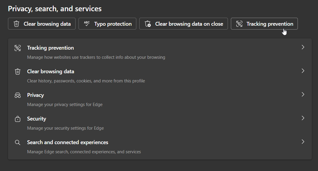 Best Privacy Settings for Microsoft Edge