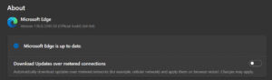 How To Update Microsoft Edge Manually