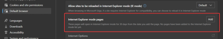How To Run Internet Explorer Mode In Edge