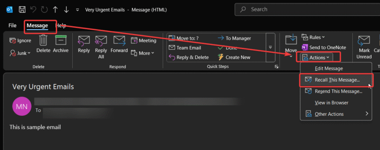 How to Recall Email in Outlook: A Simple Guide - GeekZag