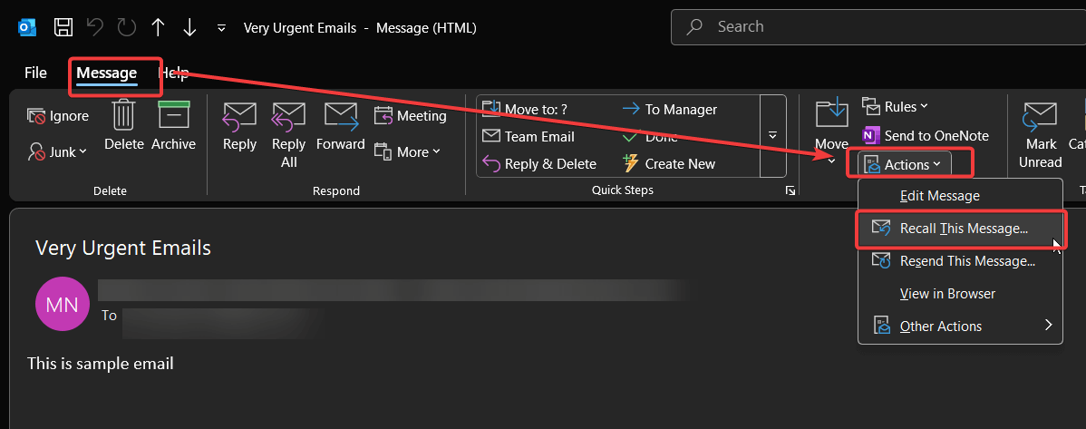 How to Recall Email in Outlook: A Simple Guide - GeekZag