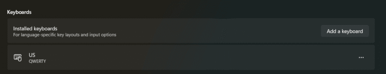 How To Add a New Keyboard Language Option Windows 11 & 10