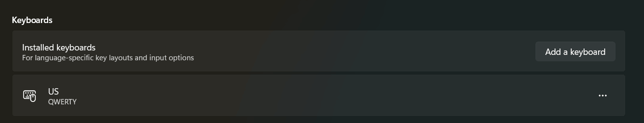How To Add a New Keyboard Language Option Windows 11