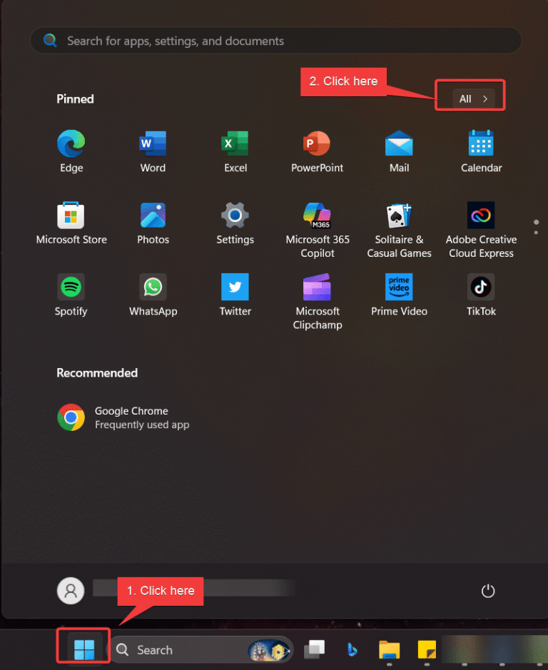 Check Installed Apps On your device windows