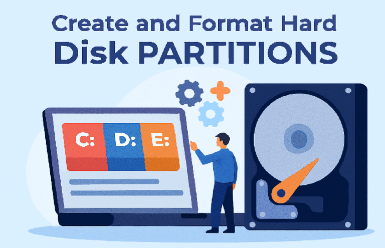 How to Create and Format Hard Disk Partitions in Windows 11 & 10