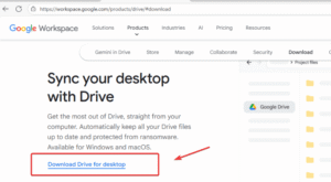 Google Drive For Desktop - Download And Install Guide